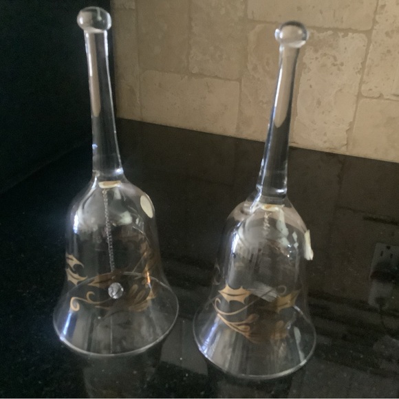 Princess House | Accents | 202 Princess House Crystal With Gold Leaves ...